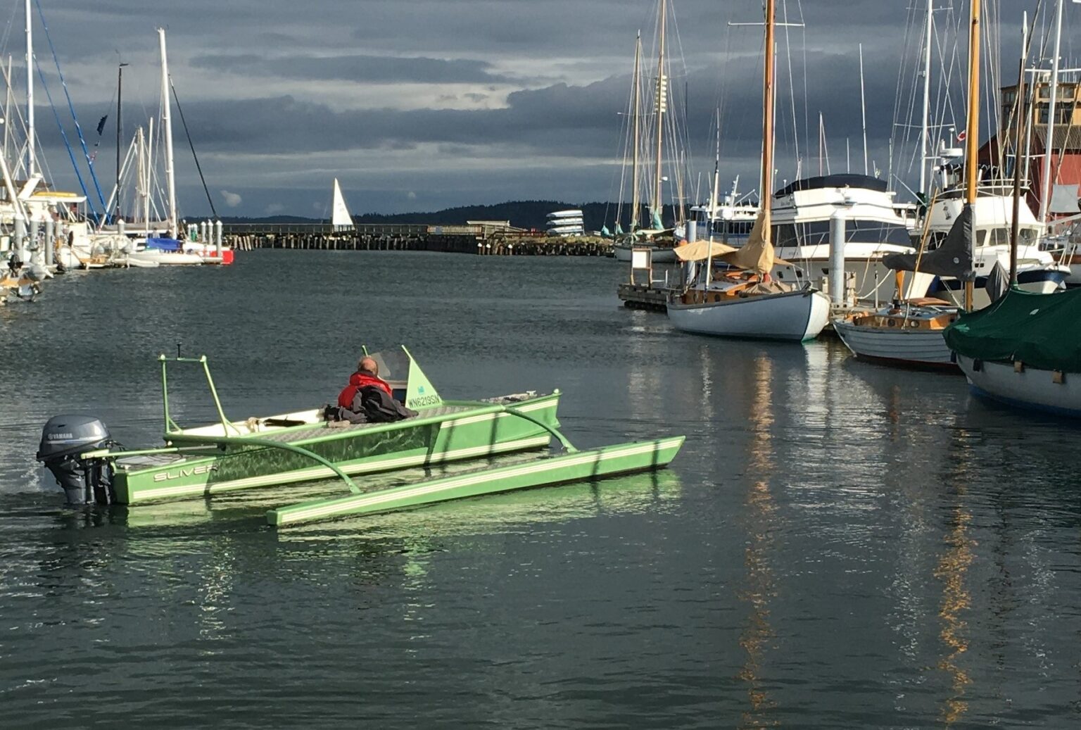 20 foot Power Proa - Bieker Boats